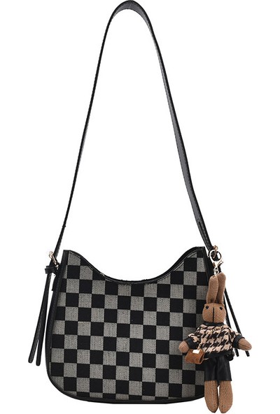 Trendd Siyah Omuz Çanta (Yurt Dışından)