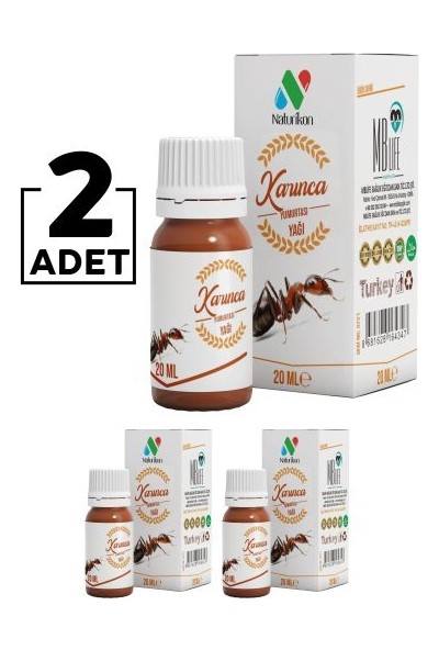 Naturikon 2 Adet Naturikon Karınca Yumurtası Yağı 20 Ml Naturikon 2 Adet Naturikon Karınca Yumurtası Yağı 20 Ml