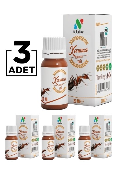 Naturikon 3 Adet Naturikon Karınca Yumurtası Yağı Naturikon 3 Adet Naturikon Karınca Yumurtası Yağı