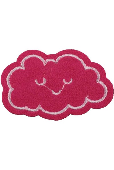 Simisso Yapışkan Bulut Şekilli Arma Fuşya