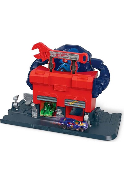 Hot Wheels Şehirde Yaratık Macerası Oyun Seti Serisi FNB05 - Gorilla Rage Garage Attack Hot Wheels Şehirde Yaratık Macerası Oyun Seti Serisi FNB05 - Gorilla Rage Garage Attack