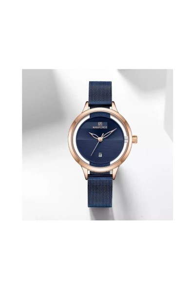 Naviforce Hasır Kordonlu Lacivert Kadın Kol Saati Naviforce Hasır Kordonlu Lacivert Kadın Kol Saati