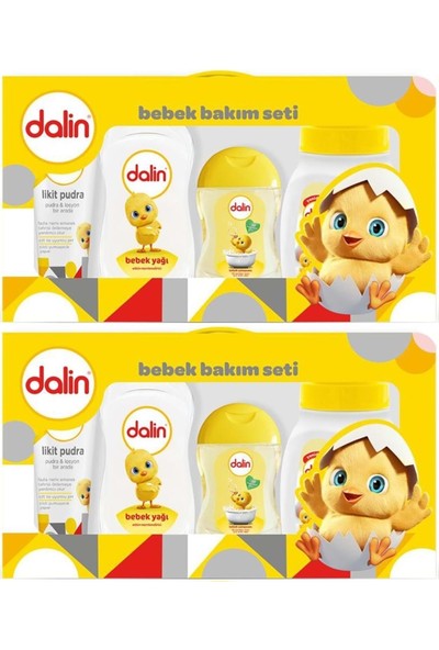 Dalin Bebek Bakım Seti 5 Parça (Kutulu) Yenidoğan Seti (2 Li Set) Dalin Bebek Bakım Seti 5 Parça (Kutulu) Yenidoğan Seti (2 Li Set)