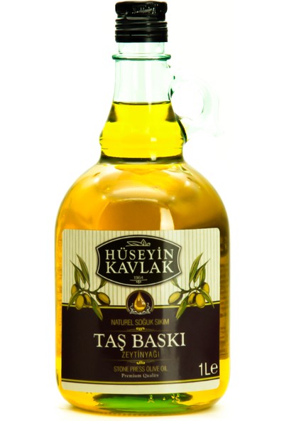 Hüseyin Kavlak 1 l Soğuk Sıkım Taş Baskı Gallone Zeytinyağı