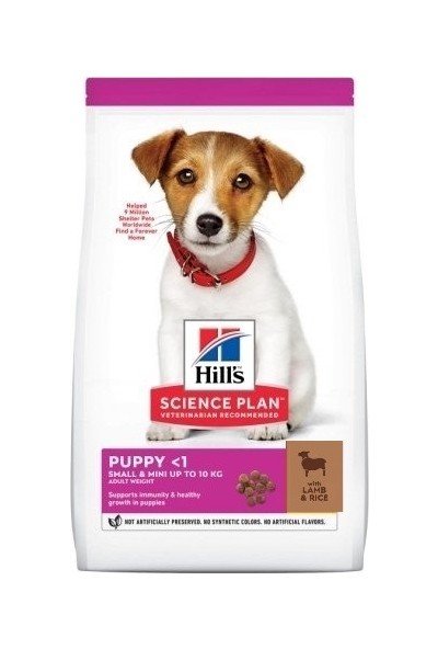 Hills Puppy Mini Küçük Irk Kuzulu Yavru Köpek Maması 1,5 kg Hills Puppy Mini Küçük Irk Kuzulu Yavru Köpek Maması 1,5 kg