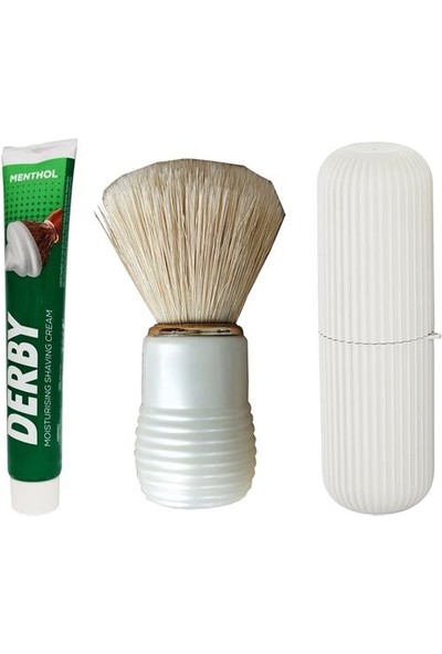 Derby Tıraş Kremi Sedef Tıraş Fırçası Özel Kutulu Set 713686