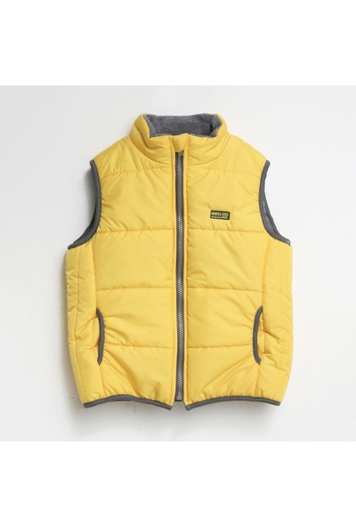 Nanıca Cıft Taraflı Yelek Sarı