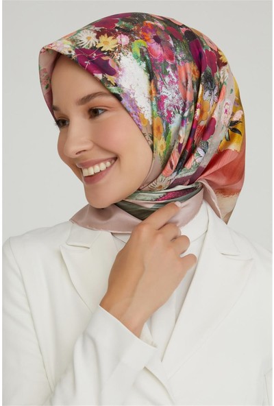 Armine Dj Saf Ipek Eşarp 8630D (S) 05
