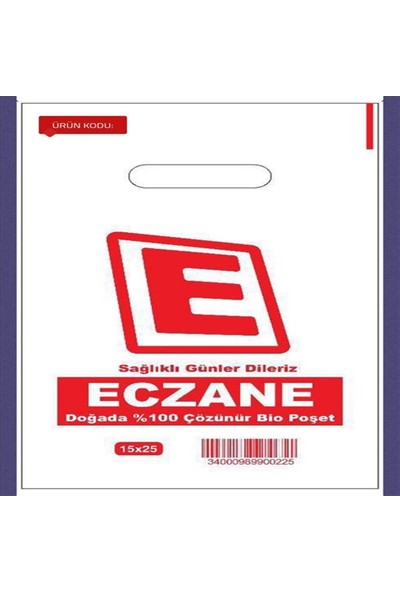 Eczane Poşetçisi Poşet Mini Boy 15X25 2 kg
