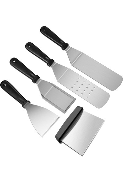 5 Adet Izgara Spatula Izgara Çatal Bıçak Takımı Teppanyaki Kamp Mutfak Için Set Gereçleri 5 Adet Izgara Spatula Izgara Çatal Bıçak Takımı Teppanyaki Kamp Mutfak Için Set Gereçleri