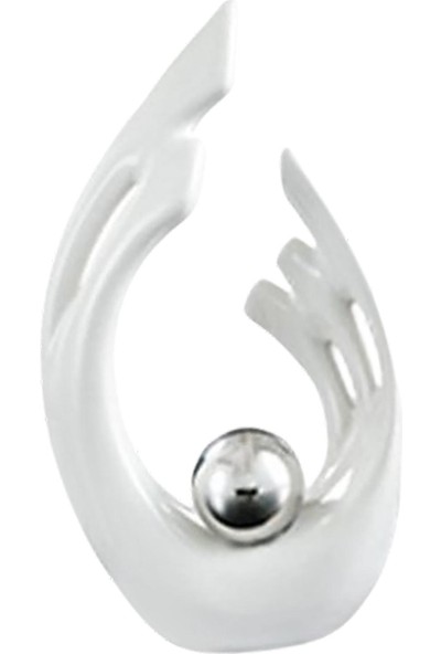 Soyut Heykel Minimalist Masaüstü Heykelleri Mutfak Tv Raf Süsler Için 14X26 cm