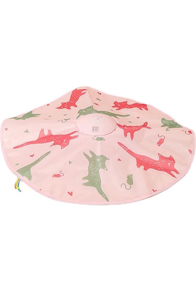 Kapalı Yavru Kedi Elektrikli Kedi Oyuncaklar Kovalayan Avcılık Elektrikli Döner Kuyrukları Pembe Pil Takın