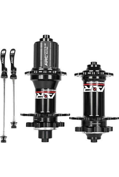 Bisiklet Disk Fren Hub'ları Hızlı Yayın Şişi Siyah 28HOLES