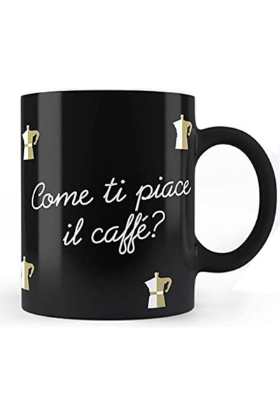 Bialetti Christmas Siyah Porselen Mug Bialetti Christmas Siyah Porselen Mug