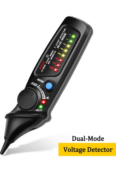 Bsıde AVD06 Temassız Voltaj Dedektörü Göstergesi Meslek Akıllı Test Kalem-Siyah (Yurt Dışından) Bsıde AVD06 Temassız Voltaj Dedektörü Göstergesi Meslek Akıllı Test Kalem-Siyah (Yurt Dışından)