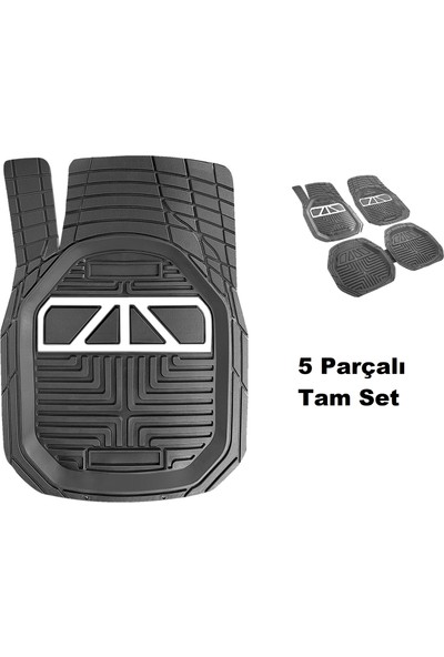 Vavka 2003 Model Dodge Ram Için 3D Ekstra Havuzlu Tip Universal Paspas - Beyaz Kromajlı Vavka 2003 Model Dodge Ram Için 3D Ekstra Havuzlu Tip Universal Paspas - Beyaz Kromajlı