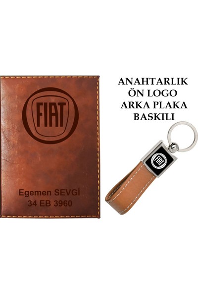 Promosyon Denizi Plakanıza ve Isminize Özel Lazer Baskılı Fiat Taba Ruhsat Kabı ve Anahtarlık Promosyon Denizi Plakanıza ve Isminize Özel Lazer Baskılı Fiat Taba Ruhsat Kabı ve Anahtarlık