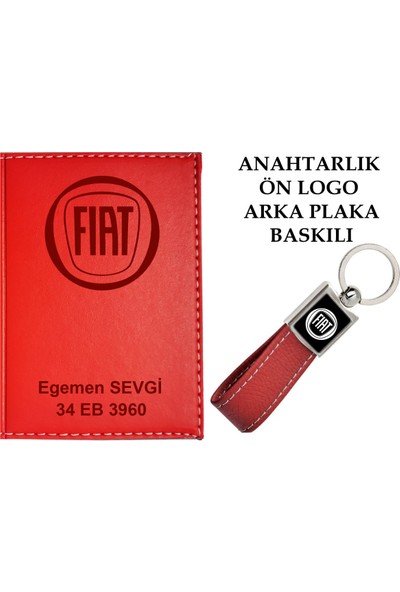 Promosyon Denizi Plakanıza ve Isminize Özel Lazer Baskılı Fıat Logolu Lacivert Ruhsat Kabı ve Anahtarlık Promosyon Denizi Plakanıza ve Isminize Özel Lazer Baskılı Fıat Logolu Lacivert Ruhsat Kabı ve Anahtarlık