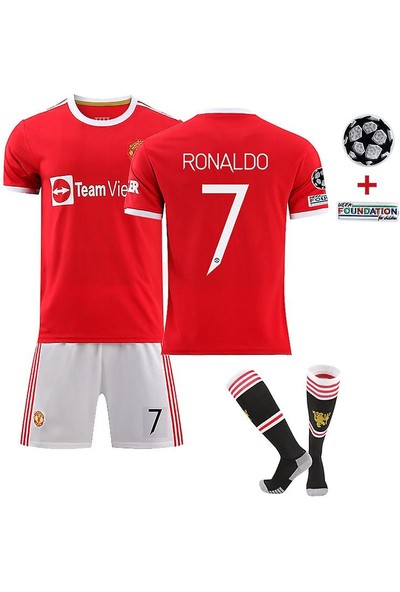 Populars Cristiano Ronaldo Manchester United Jersey Home No. 7 Uefa Şampiyonlar Ligi (Yetişkin Boyutu) (Yurt Dışından) Populars Cristiano Ronaldo Manchester United Jersey Home No. 7 Uefa Şampiyonlar Ligi (Yetişkin Boyutu) (Yurt Dışından)
