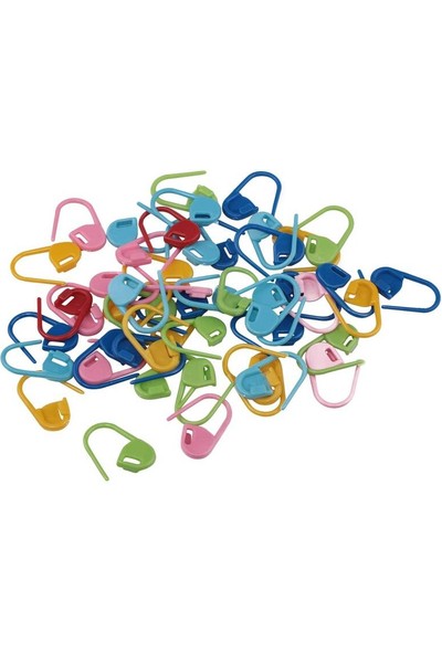 Mir Plastik Ilmek Belirleyici Plastik Çengelli Iğne 25 Adet | Karışık Mir Plastik Ilmek Belirleyici Plastik Çengelli Iğne 25 Adet | Karışık