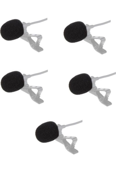 Lastvoice YKS-01 Yaka Mikrofonu Süngeri 5 Lİ Paket