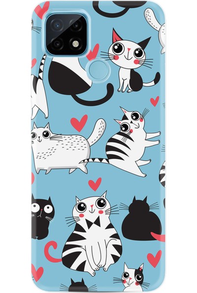 Kılıfland Realme C25S Kılıf Silikon Desen Özel Seri Kedicikler 1772 Kılıfland Realme C25S Kılıf Silikon Desen Özel Seri Kedicikler 1772