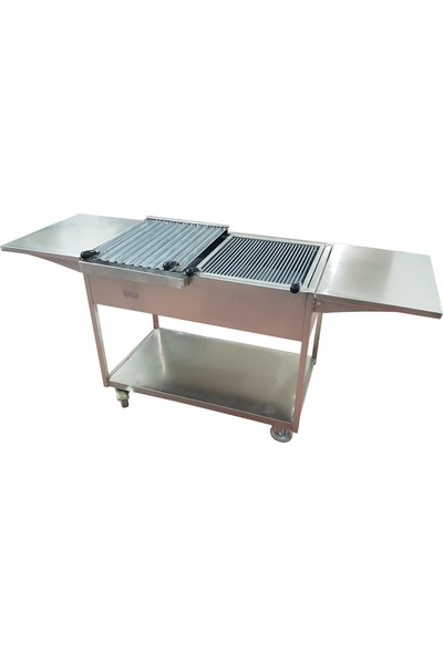 Çelebi Endüstriyel Mutfak Tekerlekli Bahçe Barbeküsü - Kömürlü Çelebi Endüstriyel Mutfak Tekerlekli Bahçe Barbeküsü - Kömürlü