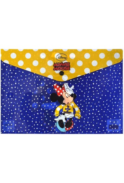Mynote Minnie Mouse A4 Çıtçıtlı Zarf Dosya Puantiye Mynote Minnie Mouse A4 Çıtçıtlı Zarf Dosya Puantiye
