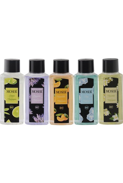 Moser Kolonya Seti 250 ml (Limon,mandalina,yasemin,ice,lavanta) Moser Kolonya Seti 250 ml (Limon,mandalina,yasemin,ice,lavanta)