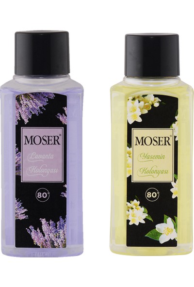 Moser Yasemin Kolonyası 250 Ml+Moser Lavanta Kolonyası 250 ml