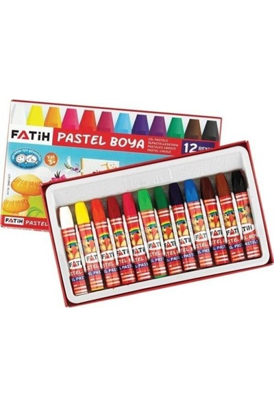 Fatih 12 Renk Pastel Boya Fatih 12 Renk Pastel Boya