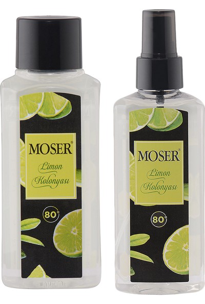 Moser Limon Kolonyası 250 Ml+Moser Limon Kolonyası 150 ml