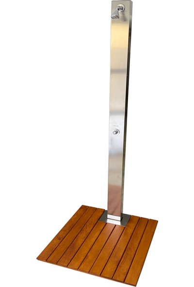 Efesteel Havuz Duş Kulesi Ahşap Tabanlı Efesteel Havuz Duş Kulesi Ahşap Tabanlı