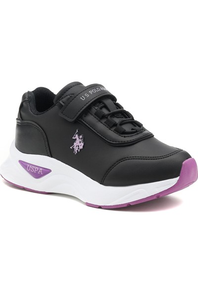 U.s. Polo Assn. Elısa Jr Wt 1pr Siyah Kız Çocuk Koşu Ayakkabısı