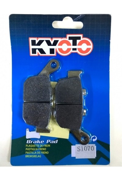 Kyoto Honda Cbr 250 R Yarı Sinter Arka Fren Balatası Kyoto Honda Cbr 250 R Yarı Sinter Arka Fren Balatası