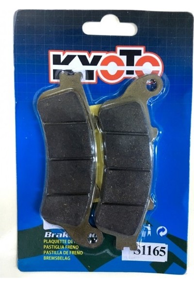 Kyoto Honda Cbr 1100 Xx Yarı Sinter Ön Fren Balatası Kyoto Honda Cbr 1100 Xx Yarı Sinter Ön Fren Balatası