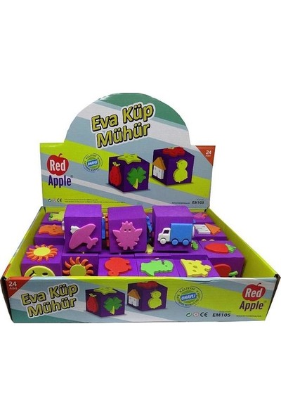 Red Apple Eva Küp Mühür Baskı 5 Adet Red Apple Eva Küp Mühür Baskı 5 Adet