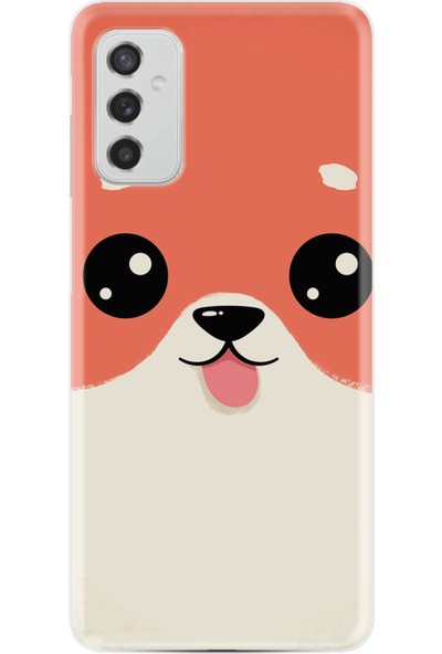 Kılıfland Samsung Galaxy M52 Kılıf Silikon Desen Özel Seri Sevimli Köpek 1731