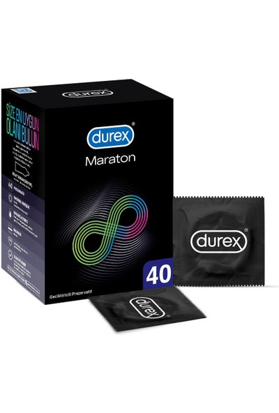 Durex Maraton 40'lı Geciktiricili Prezervatif Durex Maraton 40'lı Geciktiricili Prezervatif