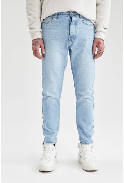 DeFacto 90S Slim Fit Normal Bel Jean Pantolon W6400Az22Sp