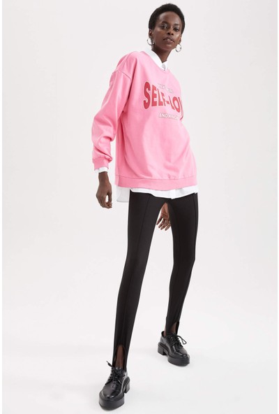 DeFacto Yüksek Bel Ottoman Füzo Tayt V3529AZ22SP