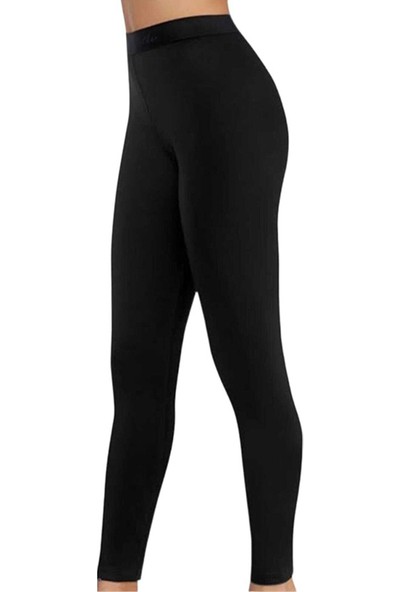 Gigi Giyim Kadın Siyah Termal Tayt