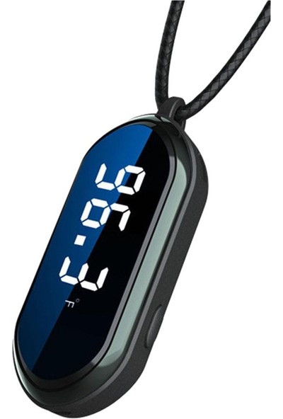 Kesoto Hava Temizleyici USB Giyilebilir Kolye Negatif Ionizer Anyon Temizleyici Siyah (Yurt Dışından)