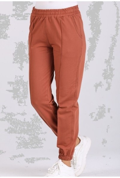 Escbutik Kadın Çizgi Detaylı Büyü Beden Eşofman Altı