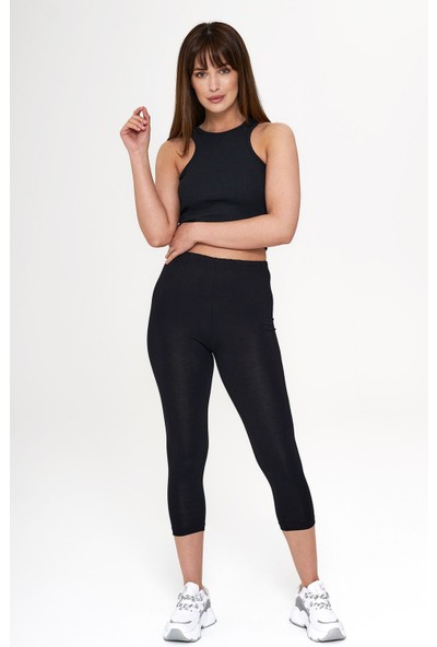 Mite Love Kadın Kapri Pamuklu Tayt