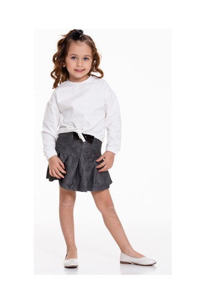Rapapa Kız Çocuk Ekose Pileli Etek 1956-