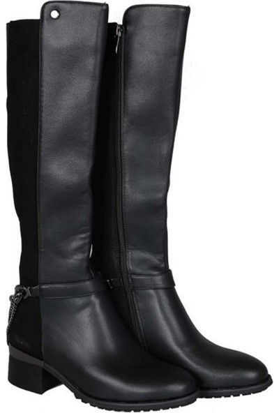 Guja 20K133 Içi Astarlı Şık Bayan Çizmesi - Siyah - 37 - ST01844-14355
