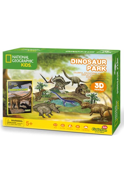 Cubic Fun Cubicfun National Geographic Kids 3D Puzzle Dinozor Parkı Cubic Fun Cubicfun National Geographic Kids 3D Puzzle Dinozor Parkı