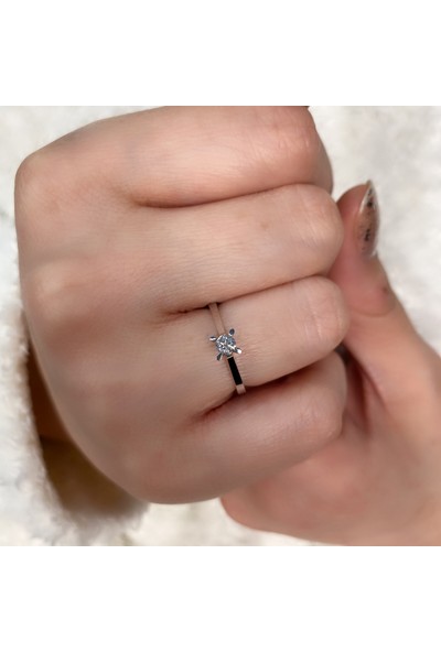 KAYRA Pırlanta Tektaş Yüzük 0.18 Karat PTB11