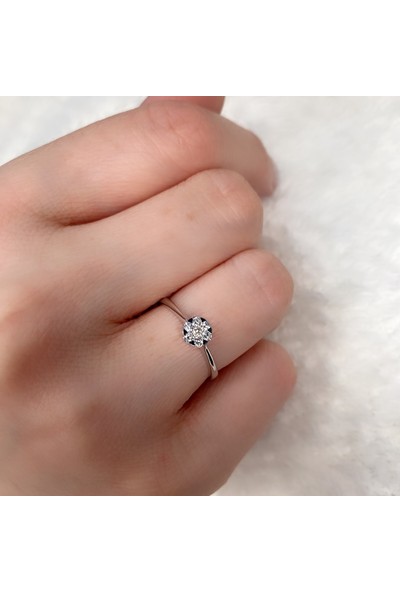 KAYRA Kronet Pırlanta 0,29 Karat Yüzük PTB24